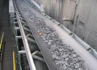 China Transport Lime Stone B650 Inclined Belt Conveyor With Hopper for sale