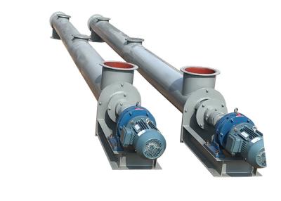 China 45 Degree Inclination Pipe Screw Conveyor For Loading Sand for sale