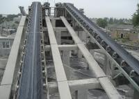 China Transport Lime Stone B650 Inclined Belt Conveyor With Hopper for sale