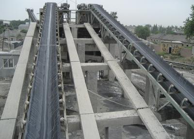 China Transport Lime Stone B650 Inclined Belt Conveyor With Hopper for sale
