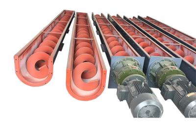 China Q235B Material Aluminum Powder Helical Screw Conveyor 45 Ton Capacity for sale