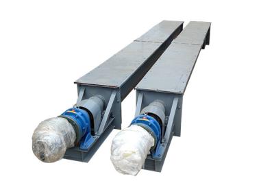 China 12 Cubic Meter Per Hour U Trough Inclined Screw Conveyor Wood Chips for sale