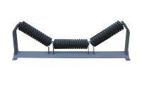 China Rubber Material Impacting Trough Idler Roller Set Conveyor Spare Parts for sale