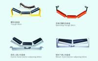 China Rubber Material Impacting Trough Idler Roller Set Conveyor Spare Parts for sale