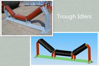 China 133mm 159mm Carrier Conveyor Roller Conveyor Idler Trough Roller for sale