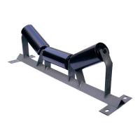 China 315mm Length  Carbon Steel Material Conveyor Carrying Idler Roller for sale