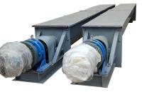 China Dia 400mm U Trough Screw Conveyor For Fertilizer Plant for sale