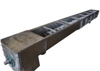 China Large Torque Shaftless U Trough Screw Conveyor Low Energy Consumption for sale