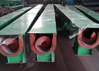 China Strong Anti Winding Wear Resistant Liner Sludge Screw Conveyor Without Shaft for sale