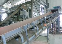 China Black Impact Roller Inlet 0.8m/s Speed Sand Conveyor Belt Machine for sale