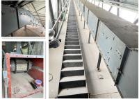 China Lifting Height 25m Enclosed Belt Conveyor Rubber Corrugated Sidewall Conveyor for sale