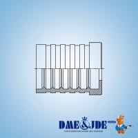 China Double Skive Ferrule Hydraulic Hose Fittings For Heavy Duty Spiral Hose SAE R13 R15 for sale
