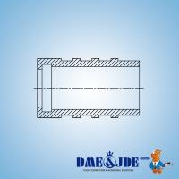 China DPFTFO Hydraulic Hose Fittings For Braided Teflon Hose 1/4