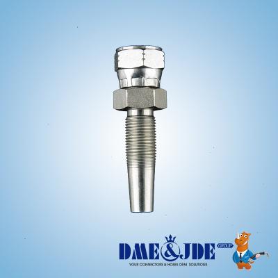 China DP1MMS Straight Hydraulic Hose Connector Heavy 24° Cone Male Straight Hose Fitting for sale