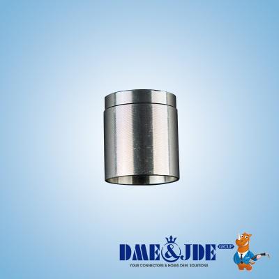 China No Skive Ferrule DPF2T Metric Hydraulic Hose Fittings For SAE100 R1AT R2AT Or EN853 1SN 2SN for sale