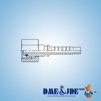 China DP1MFS Straight Hydraulic Hose Fitting Metric Female 24° Cone for sale