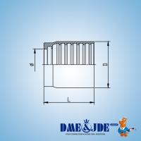 China DPF1T No Skive Ferrule Hydraulic Hose Fittings For SAE100 R1AT Or EN853 1SN/EN857 1SC for sale