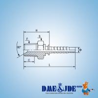 China DP1NPM Straight Connector Hydraulic Hose Male Braided Hose And Spiral Hose for sale