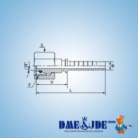 China DP1MFS Straight Hydraulic Hose Fitting Metric Female 24° Cone for sale