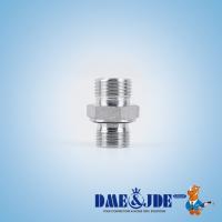 China Straight Hydraulic Hose Adaptors  Connector BSPP Male 60° Cone BSPP Male With ED Seal for sale