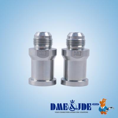 China DABP11251 Straight Hydraulic Hose Fitting Adapters BSPP Swivel Female 60° JIC Swivel Female 74° for sale