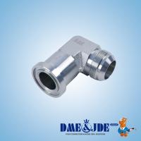 China BSPP Male 60° Butt Welding Hydraulic Hose Adaptors Straight DABPM100S for sale