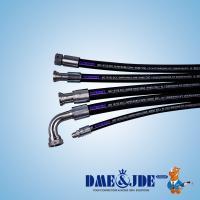 China Wire Braided Hydraulic Hose Assembly For Forklifts Cranes Mobile Machinery for sale