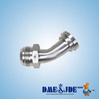 China 45° Swept JIC Male to SAE Code 61 Flange Hydraulic Elbow Adapter DAJCM4334-B for sale