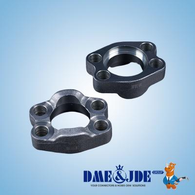 China JIC Male 74° Cone to SAE Code 62 Slip Flange Straight Adapter DAJCM1364 for sale
