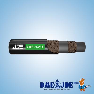 China Textile Braided Hydraulic Fluid Hose R3 Smooth Cover 39–105 Bar Working Pressure for sale
