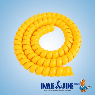 China UV Aging Resistant Spiral Wrap Sleeving Two Colors Available For Customization for sale