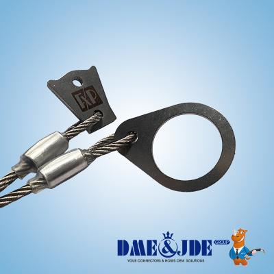 China High Tensile Stainless Steel Flange Cable Assemblies Prevent Hose Whipping Damage for sale