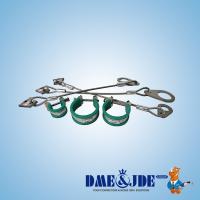 China 24° Cone Hydraulic Hose Whiplash Protector Safety Cable Assembly for sale