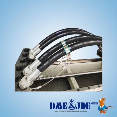 China High Pressure 24° Cone Hydraulic Hose Whip Restraint Safety Cable For Industrial for sale