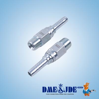 China Metric Male 60°Cone Straight Hydraulic Hose Fittings And Adapters DABPM1521 for sale