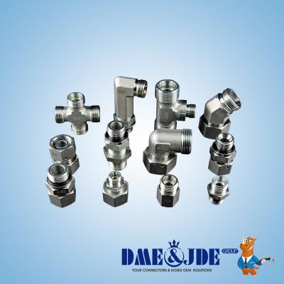 China SAE100 R9 R12 & EN856 4SP 4SH Hydraulic Hose Repair Fittings No Skive Ferrule for sale