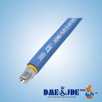 China High Pressure Hydraulic Rubber Hose SAE R19 Wire Braided Fluid Hose for sale