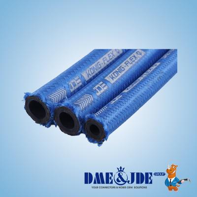 China Wire Steel Braided Hydraulic Hose Exact Flex Series Rubber Hose Hydraulic 2 Layers for sale
