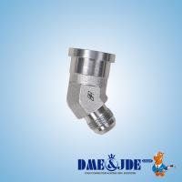 China JIC Male 74° Hydraulic Hose Flange 90° Forged Elbow DAJCM9334 for sale