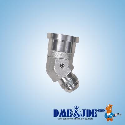 China JIC Male 74° Hydraulic Hose Flange 90° Forged Elbow DAJCM9334 for sale