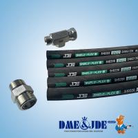 China BS EN 853 2ST Wire Braided Hydraulic Hose for sale