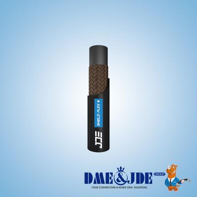 China BS EN 854 1TE Textile Braided Hydraulic Hose for sale