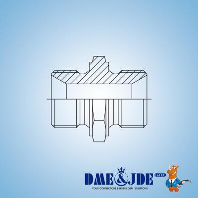 China DME&JDE Hydraulic Connector BSP DABPM105M for sale