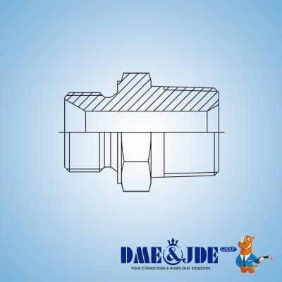 China DME&JDE Hydraulic Connector BSP DABPM105M for sale