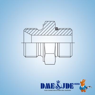 China DME&JDE Hydraulic Connector BSP DABPM1305 for sale