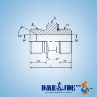 China DME&JDE Hydraulic Connector BSP DABPM152Q for sale