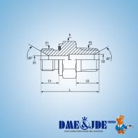 China DME&JDE Hydraulic Connector DABPM107M-ED for sale
