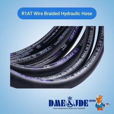 China R1AT Wire Braided Hydraulic Hose for sale