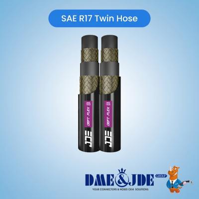 China TWIN HOSE (Smooth Cover) : SAE R17(2 layer of high tensile steel wire braid) for sale