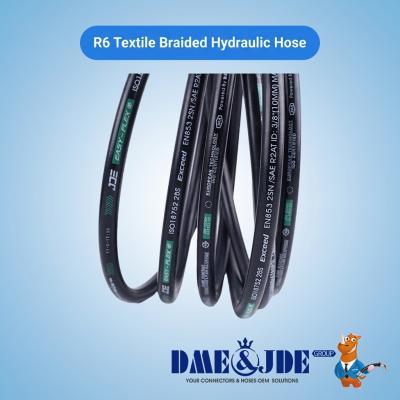 China R6 Textile Braided Hydraulic Hose for sale